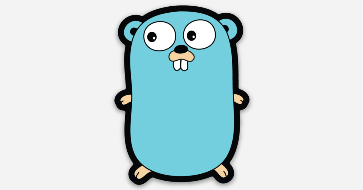GoLang stickers by Unixstickers | Die cut stickers | Sticker Mule