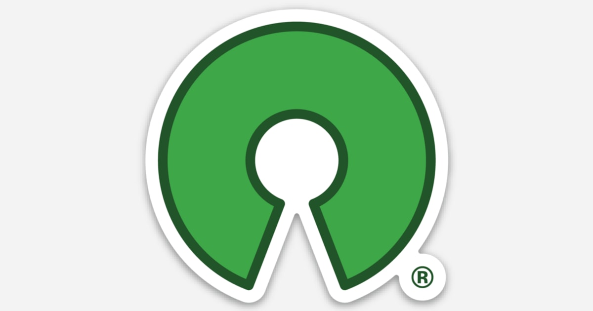 Open Source stickers by Unixstickers | Die cut stickers | Sticker Mule UK