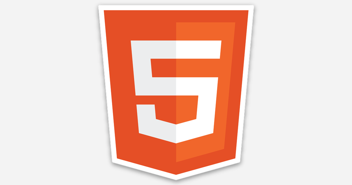 HTML5 stickers by Unixstickers | Die cut stickers | Sticker Mule UK