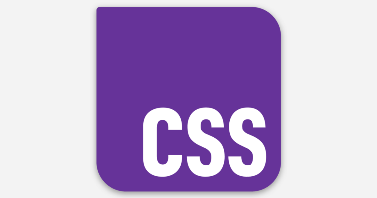 CSS logo - rebeccapurple sticker (48mm) by Thomas De Vriese | Die cut ...