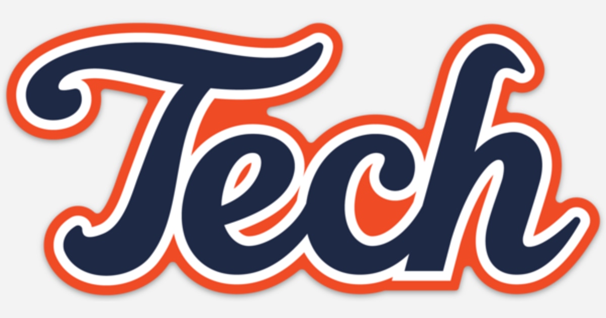 Tech Script Logo (Magnet) by Matt Manley | Magnets | Sticker Mule UK