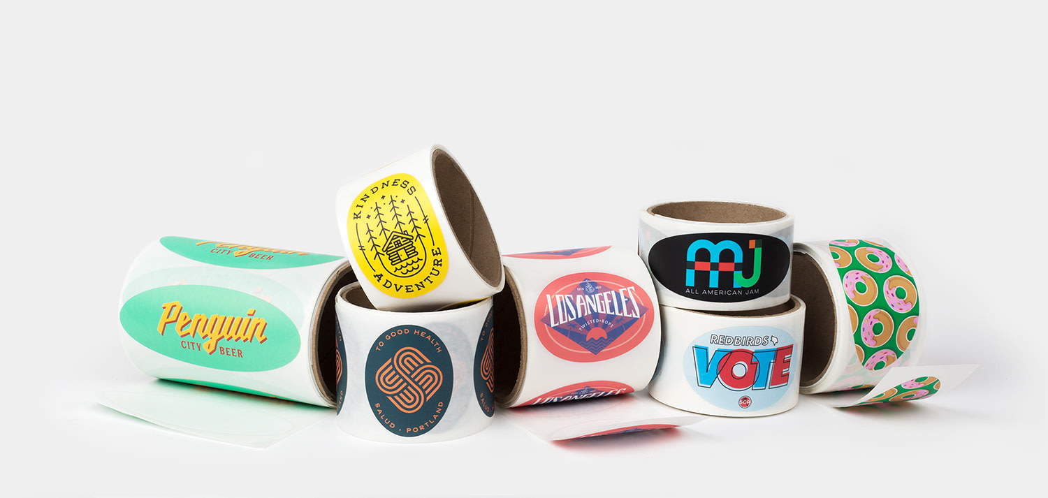 Oval Labels - Free shipping | Sticker Mule Canada